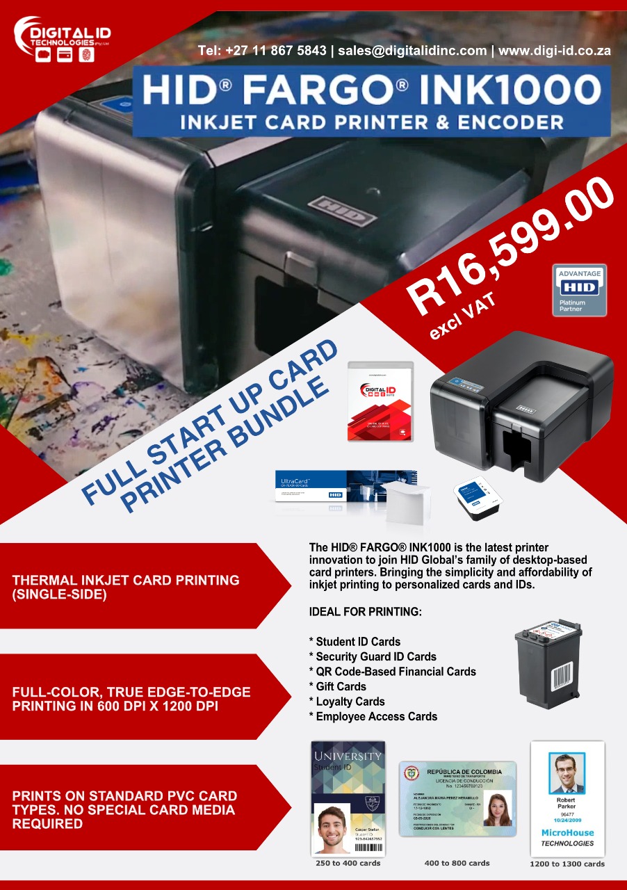 Introducing the HID INK1000 ID card printer